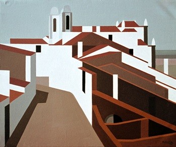 Pintores e Quadros famosos - Maluda - Monsaraz - pegada