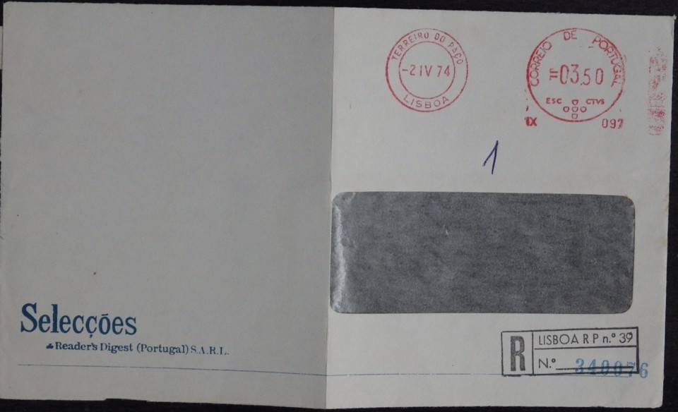 Carta com franquia e Registo Particular - Blog de J. Cura