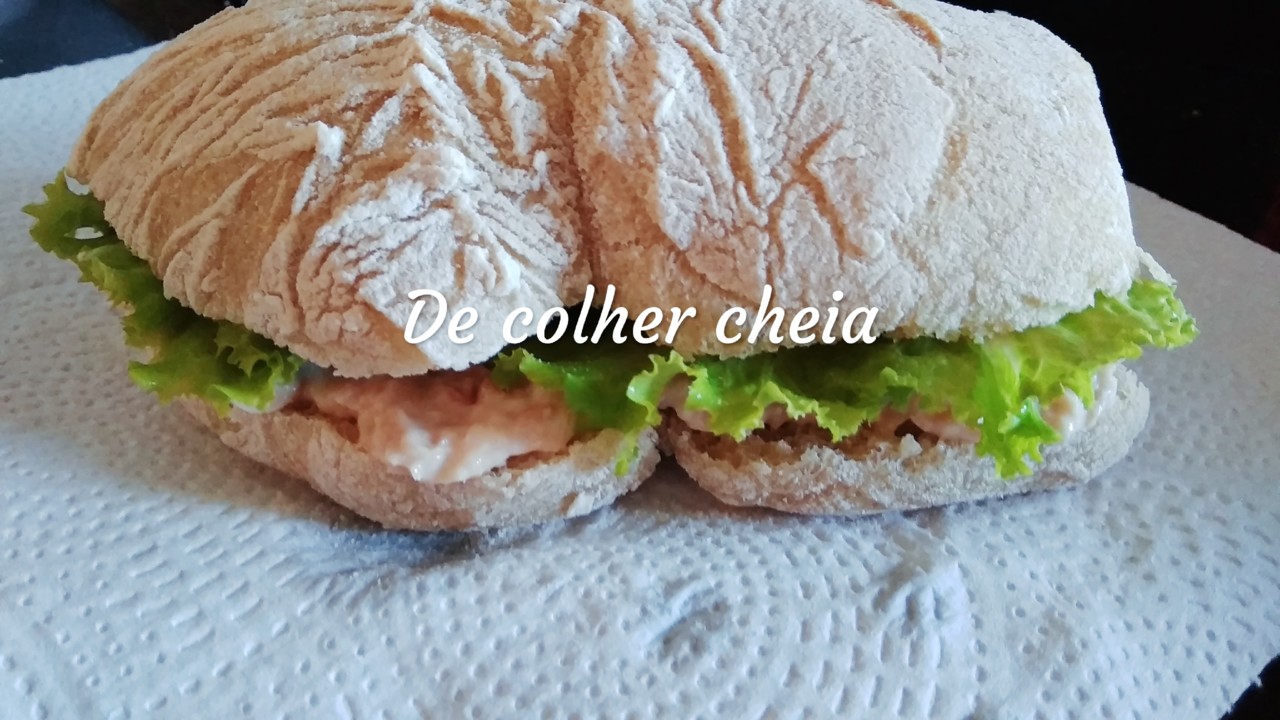 Sandes de pasta de atum - De colher cheia